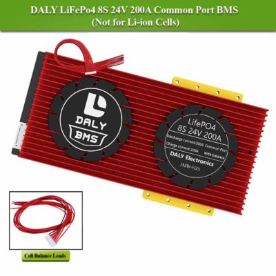 Daly BMS 8S 24V LiFePo4 120A Common Port Battery protection module - BMS Batteries